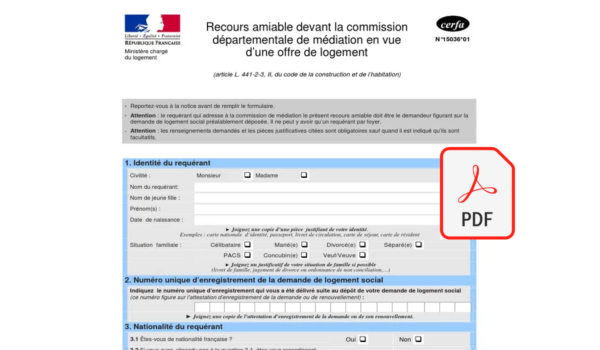 Formulaire DALO : Télécharger et remplir un recours